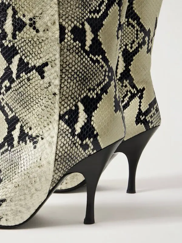 Khaite Over The Knee Boots - Serpentine