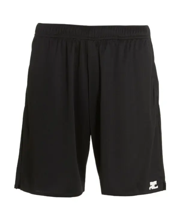 COURREGES Drawstring Sporty Shorts - Black
