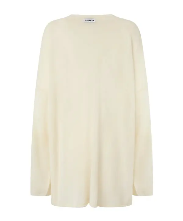 Pinko Seam-detail Round Neck Sweater