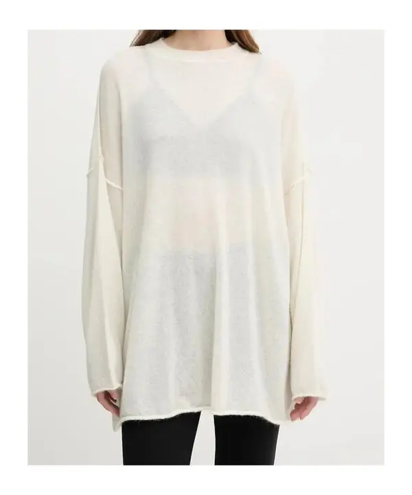 Pinko Seam-detail Round Neck Sweater