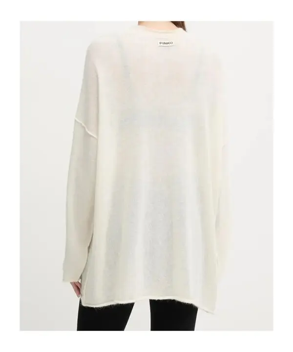 Pinko Seam-detail Round Neck Sweater