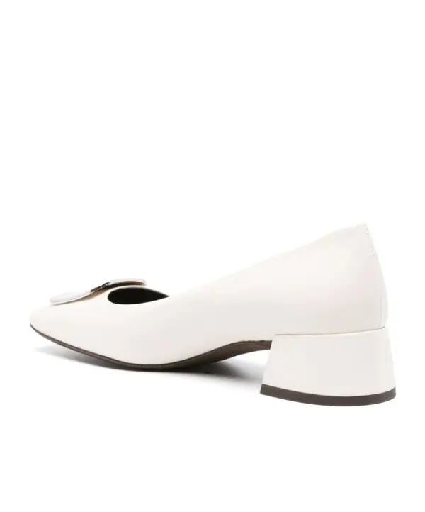 Tory Burch Georgia 35mm Block Heel Pumps - White