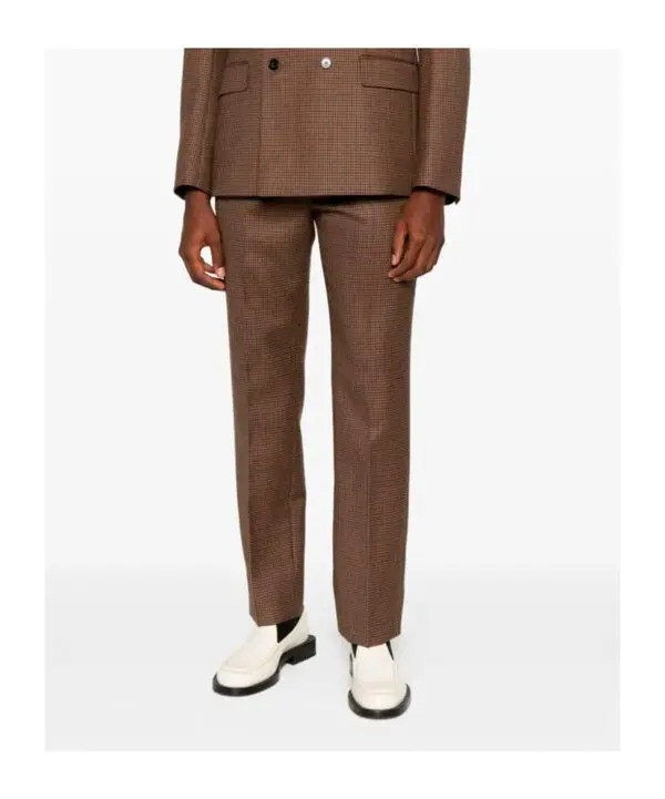 Gucci Houndstooth Straight-leg Pants