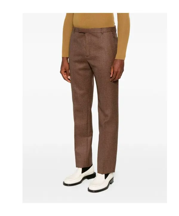Gucci Houndstooth Straight-leg Pants