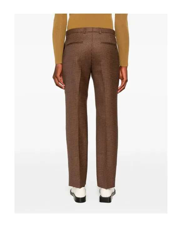 Gucci Houndstooth Straight-leg Pants