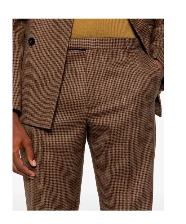Gucci Houndstooth Straight-leg Pants