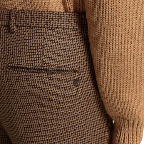 Gucci Houndstooth Straight-leg Pants