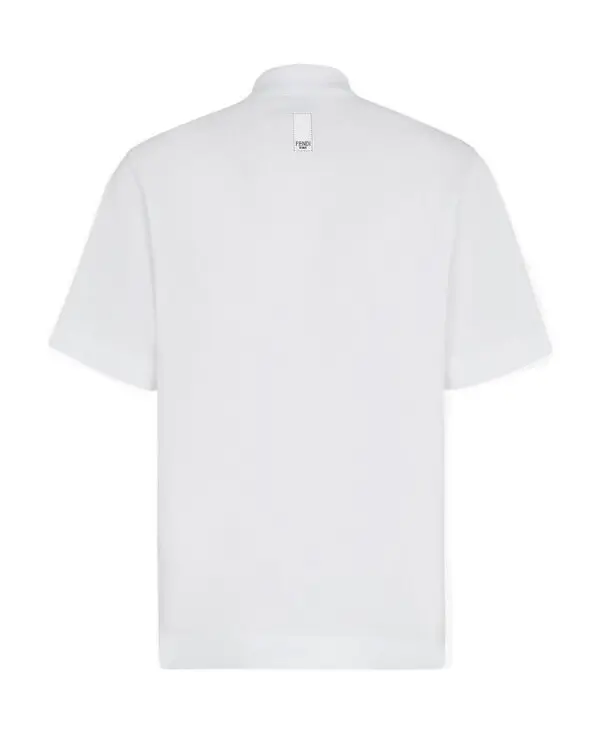 Fendi Logo Embroidered Short-sleeved Polo Shirt