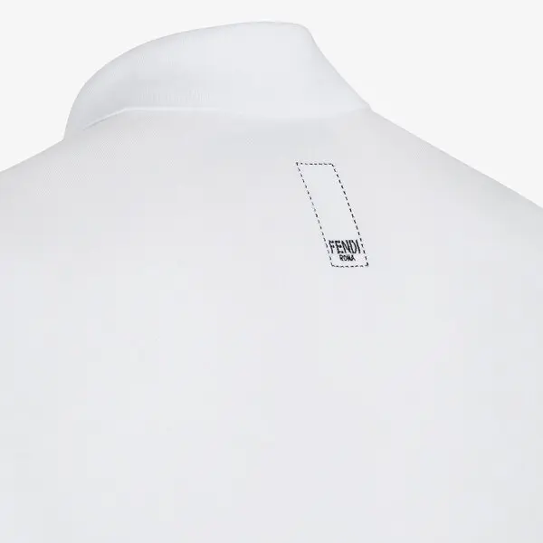 Fendi Logo Embroidered Short-sleeved Polo Shirt