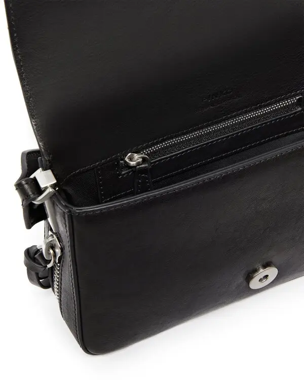 Pinko Mini Love Slouchy Shoulder Bag With Lovebird Buckle