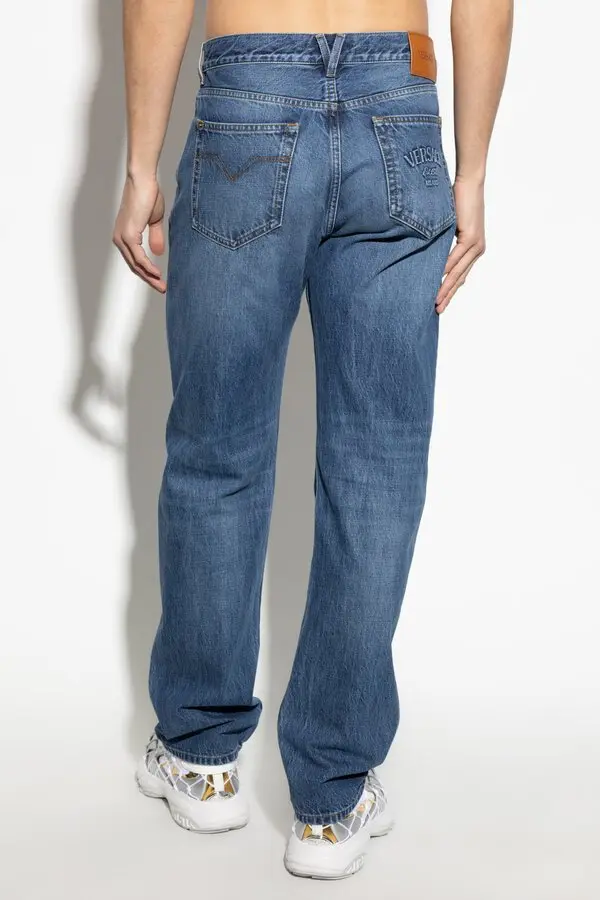 Versace Logo-patch Jeans
