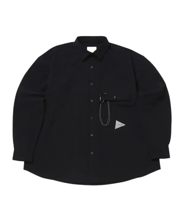 AND WANDER Long-sleeved Overshirt
