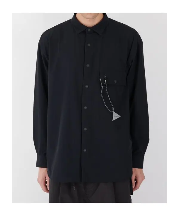 AND WANDER Long-sleeved Overshirt