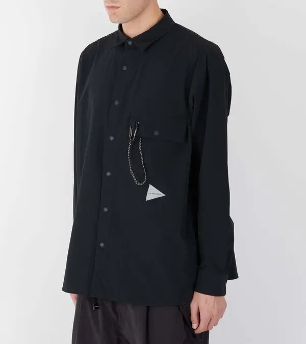 AND WANDER Long-sleeved Overshirt