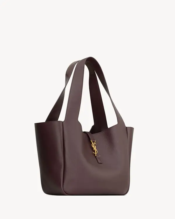 Saint Laurent Le 5 À 7 Bea Tote Bag - Raisin