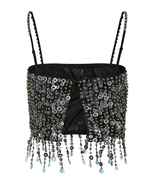 Pinko Embellished Tasseled Camisole