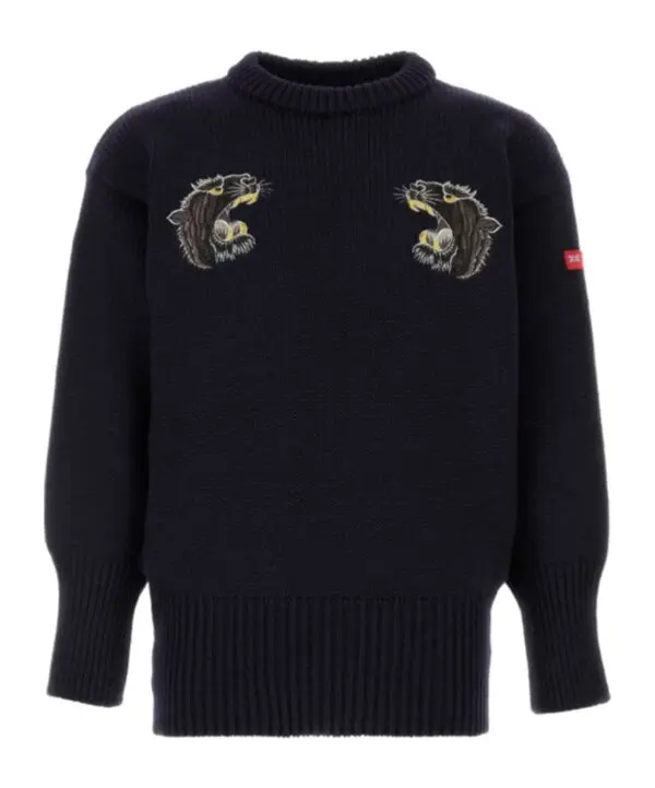 Junya Watanabe Embroidered Motif Knit Jumper