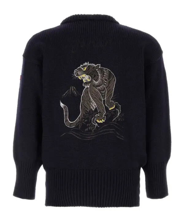 Junya Watanabe Embroidered Motif Knit Jumper