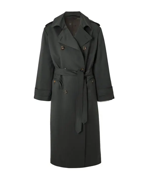 BLAZÉ MILANO Double-breasted Belted Trench Coat