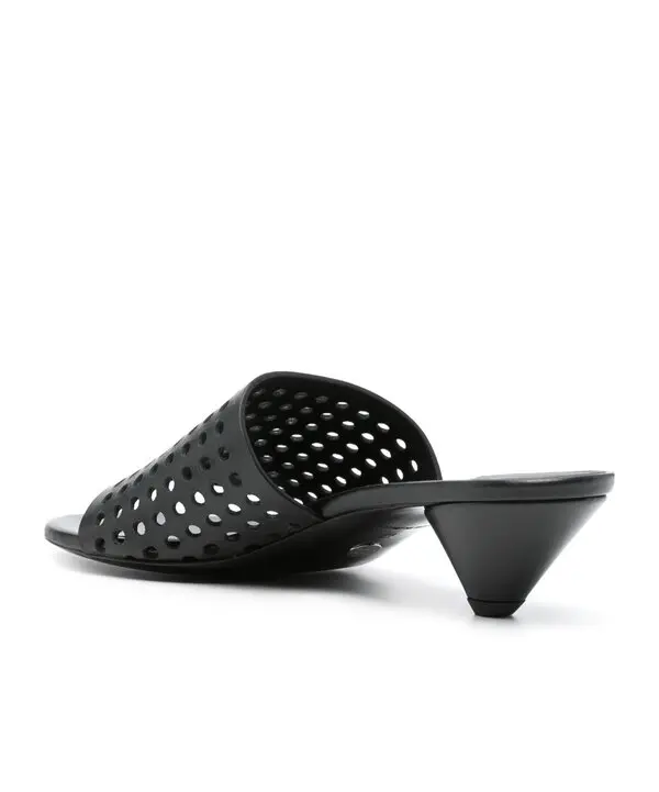 Proenza Schouler 50mm Perforated Leather Mules