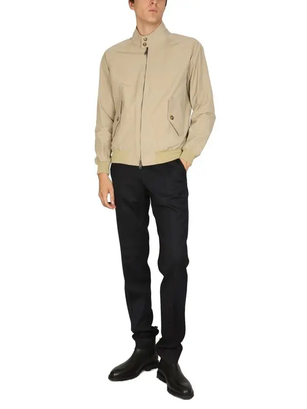 BARACUTA G9 Harrington Zip-up Bomber Jacket - Gray