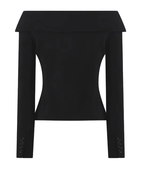 Pinko Off-the-shoulder Slim-fit Jacket