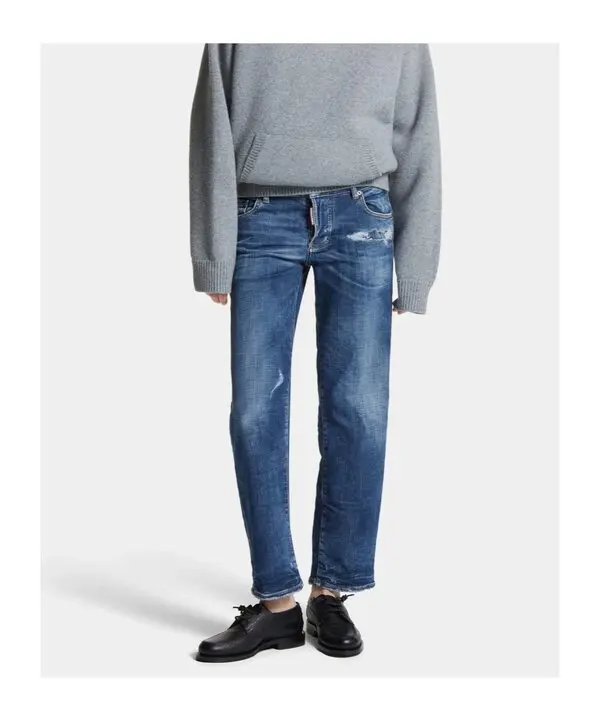 Dsquared2 Medium Wash Perfecto Jenna Jeans - Blue