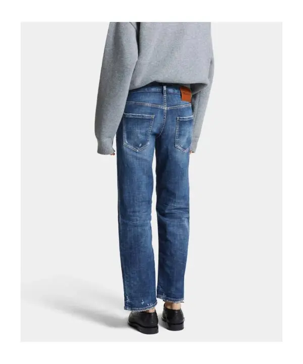 Dsquared2 Medium Wash Perfecto Jenna Jeans - Blue
