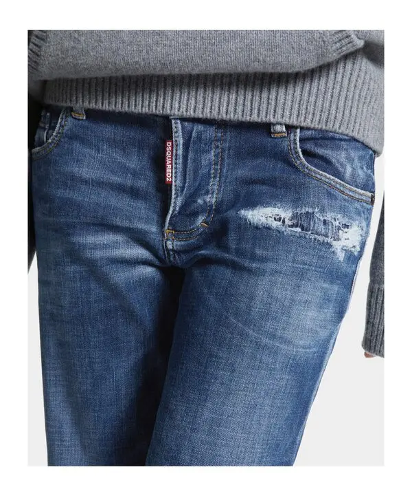 Dsquared2 Medium Wash Perfecto Jenna Jeans - Blue
