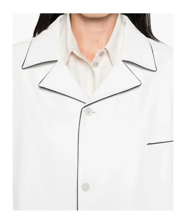 Prada Nappa Leather Shirt