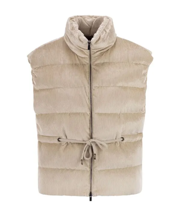 Peserico Velvet Down Gilet