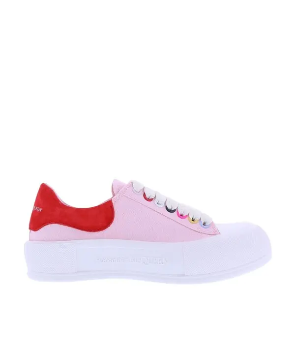 Alexander McQueen Color-blocked Low-top Sneakers - Blue