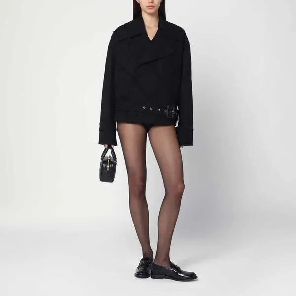 NAMACHEKO Quilted Waist Trench Coat