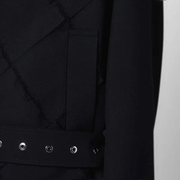 NAMACHEKO Quilted Waist Trench Coat