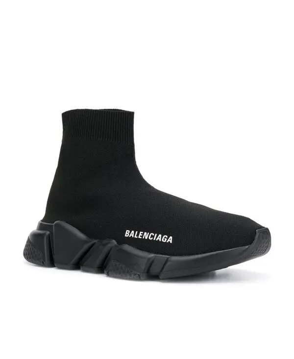 Balenciaga Speed Recycled Sneakers - Black
