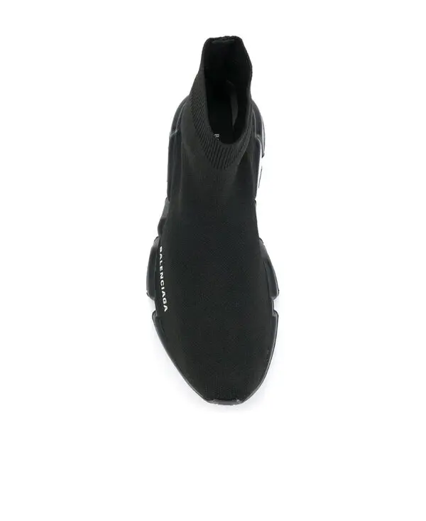 Balenciaga Speed Recycled Sneakers - Black