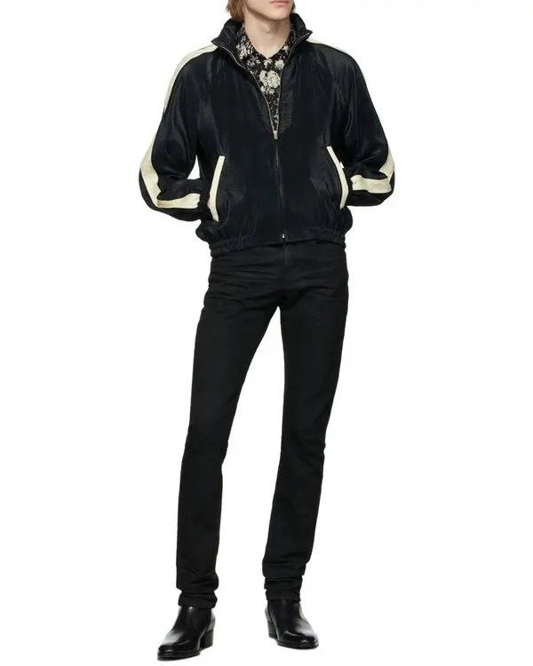 Saint Laurent Monogram Zip-up Jacket