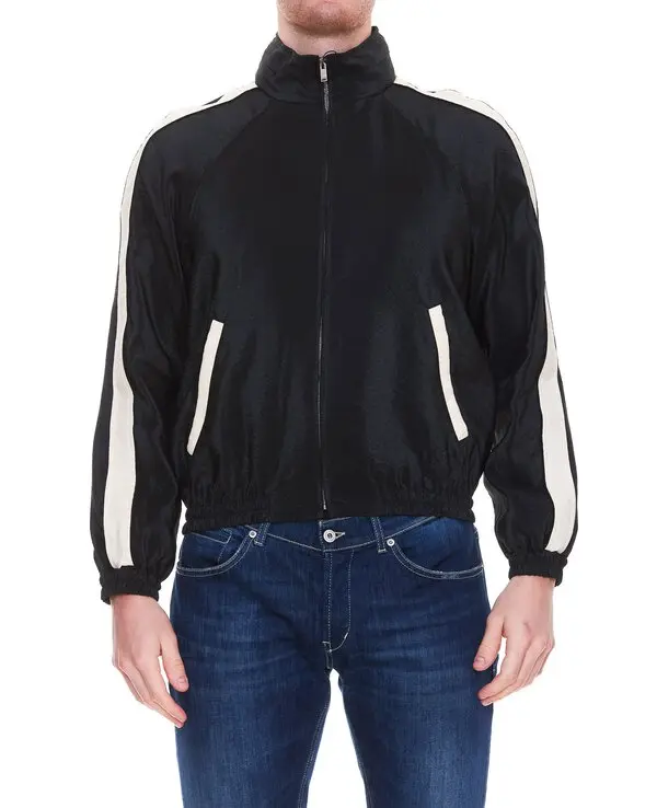 Saint Laurent Monogram Zip-up Jacket