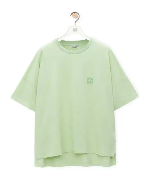 Loewe Boxy Fit T-shirt In Cotton - Light Green