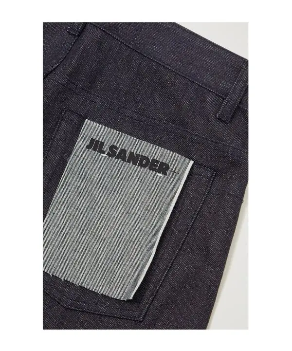 JIL SANDER Logo Patch Straight-leg Jeans