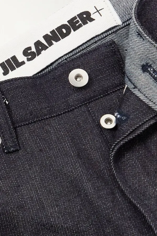 JIL SANDER Logo Patch Straight-leg Jeans