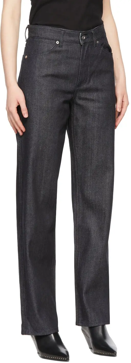 JIL SANDER Logo Patch Straight-leg Jeans