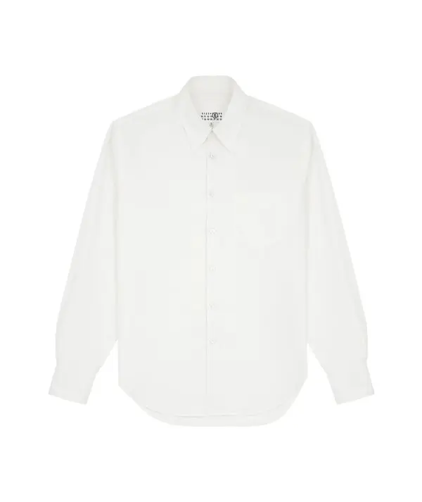 MAISON MARGIELA Cut Out Detailed Buttoned Shirt - No