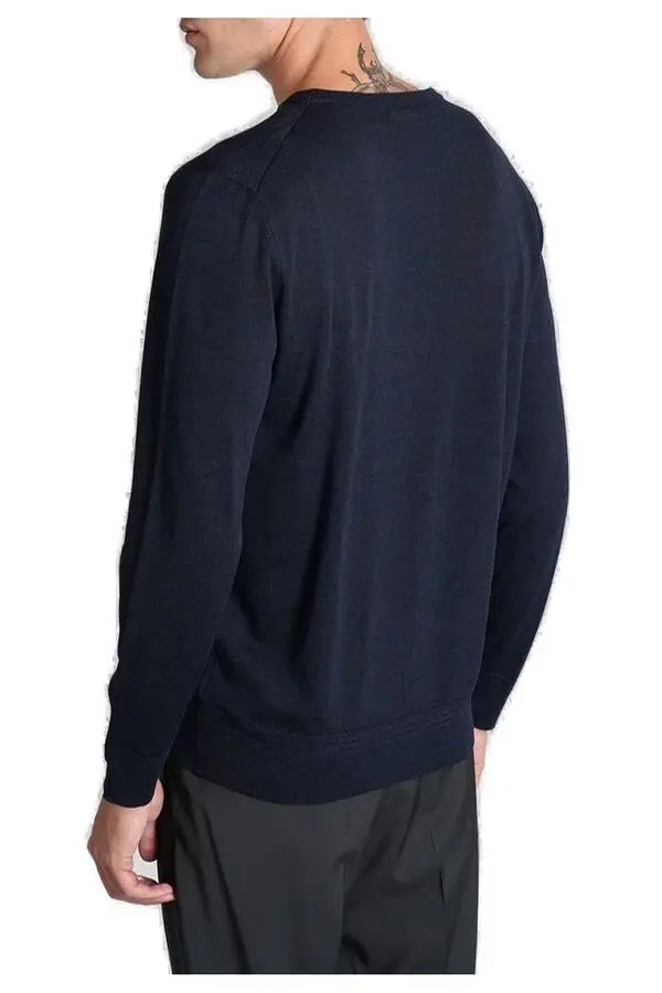 Barena Venezia Ato Crewneck Jumper - Black