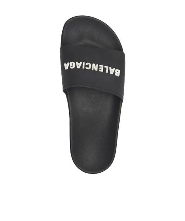 Balenciaga Logo Print Slides