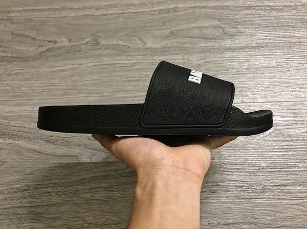Balenciaga Logo Print Slides