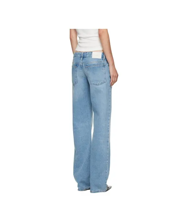 ST. AGNI Faded Five-pocket Jeans