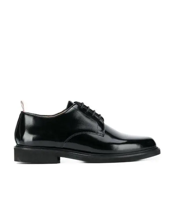 Thom Browne Patent Leather Derby Shoes - Black