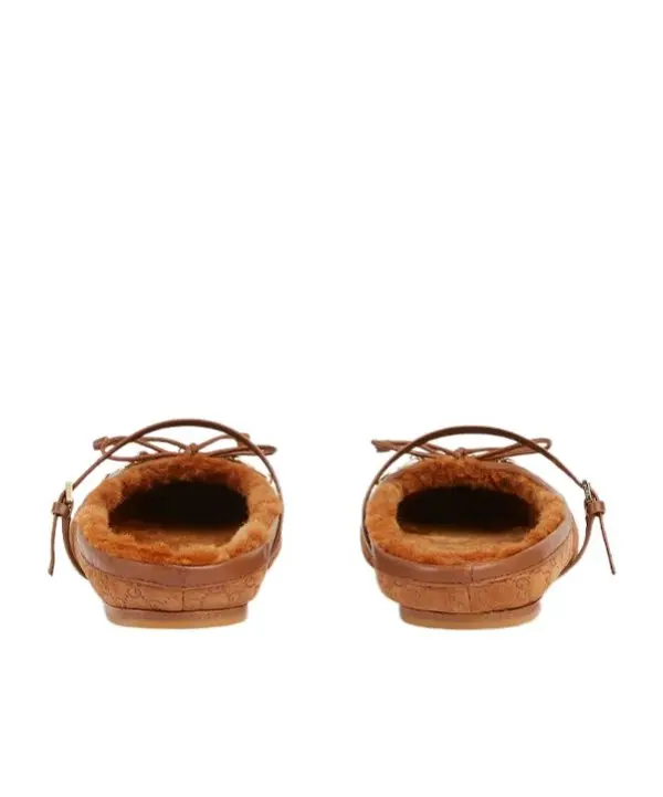 Gucci Horsebit Mules With Bow Detail