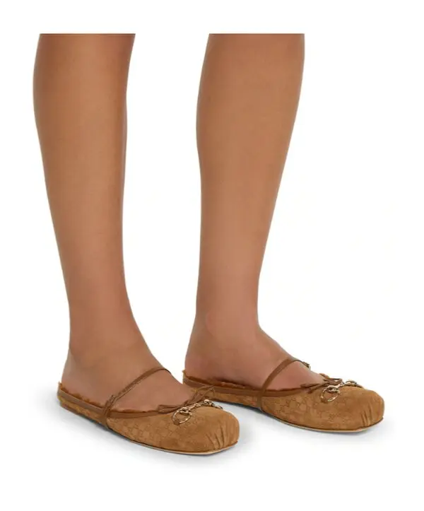 Gucci Horsebit Mules With Bow Detail